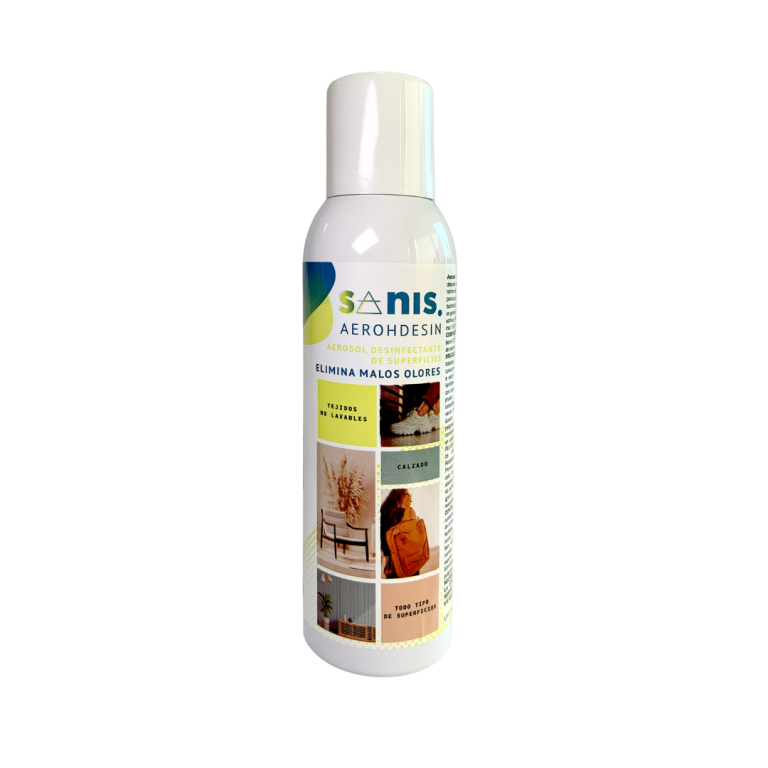 SPRAY DESINFECTANTE DE SUPERFICIES - AEROSANI 400Ml - Sanis.